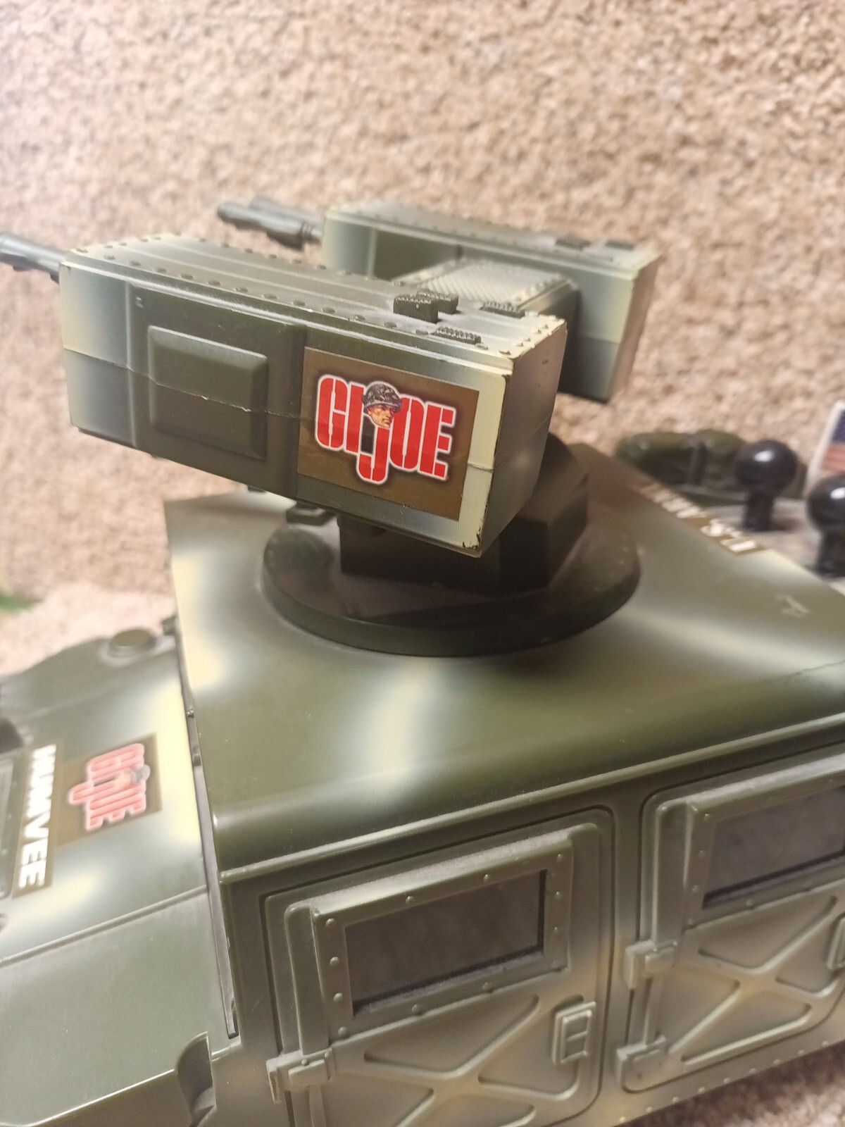 Gi Joe US Army Motorized Attack Humvee Battery Operated 2001 | eBay
