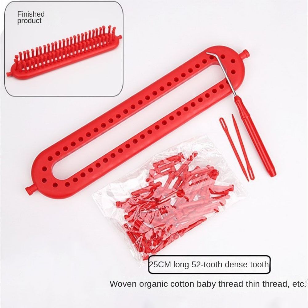 Red Crochet Machine Yellow Hat Loom Scarf Knitting Loom Weaving Loom ...
