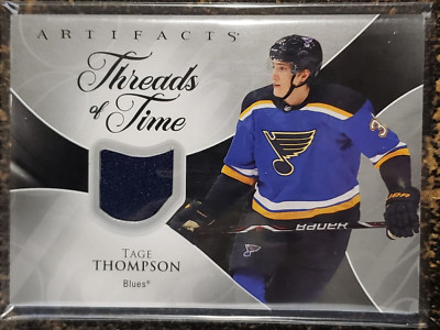 2023-24 Artifacts TAGE THOMPSON Threads of Time Jersey! TT-TT St.Louis ...