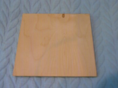 Unfinished Pine Wood Plaque, 6 1/2" x 6 1/2" SQUARE 3/8 thick | eBay