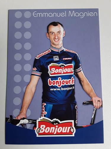 CYCLISME Carte cycliste EMMANUEL MAGNIEN Équipe BONJOUR 2002 . | eBay