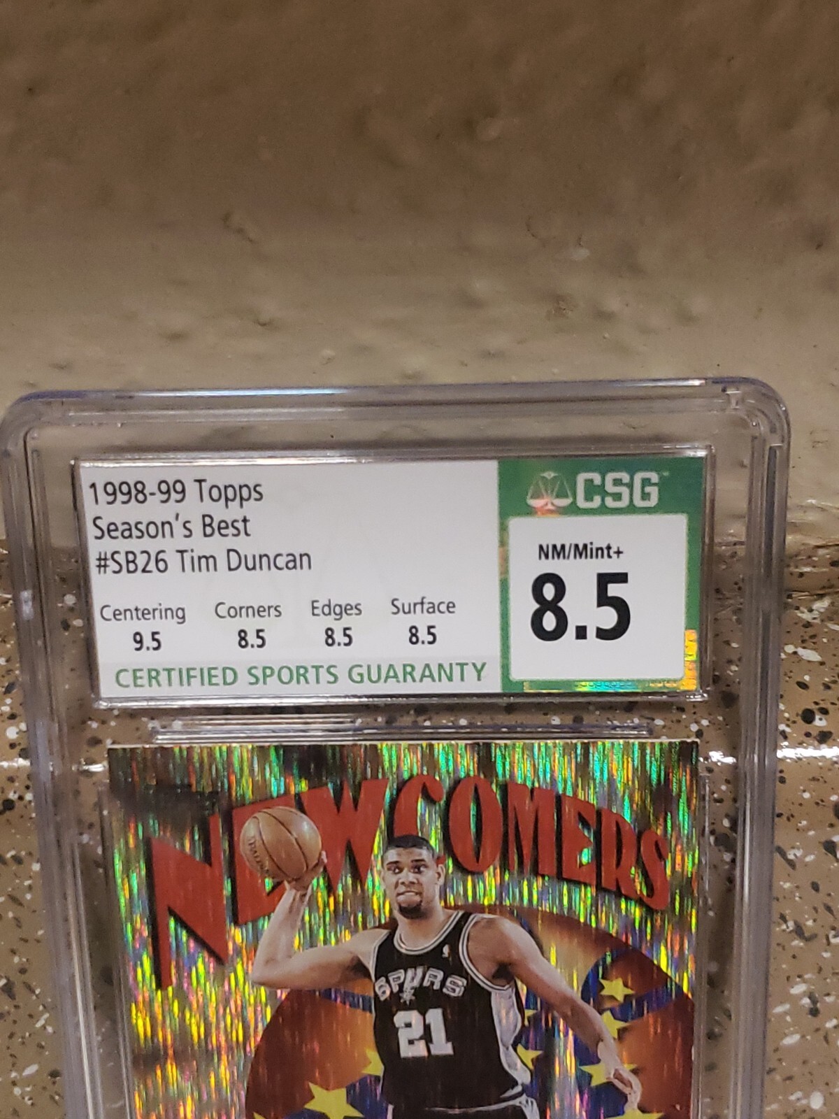 1998-99 Topps - Season's Best Newcomers #SB26 Tim Duncan for sale ...