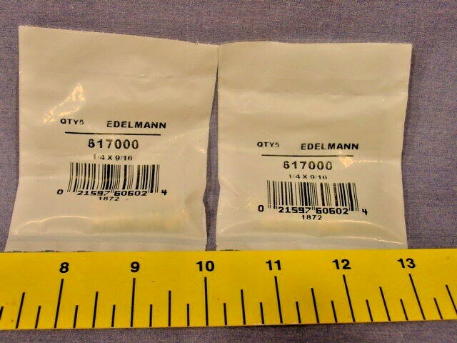 *Lot of 10 Edelmann 617000 Grease Fittings 1/4 X 9/16 NEW | eBay