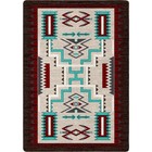 Prairie Wind Turquoise Southwestern Ranch Country Farmhouse Area Rug 5 ...