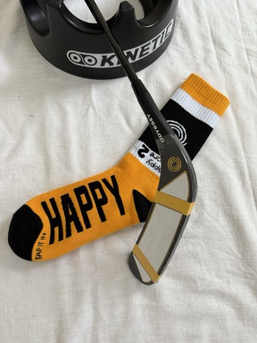 Odyssey Happy Gilmore 2 Hockey Stick Golf Putter IN HAND | eBay