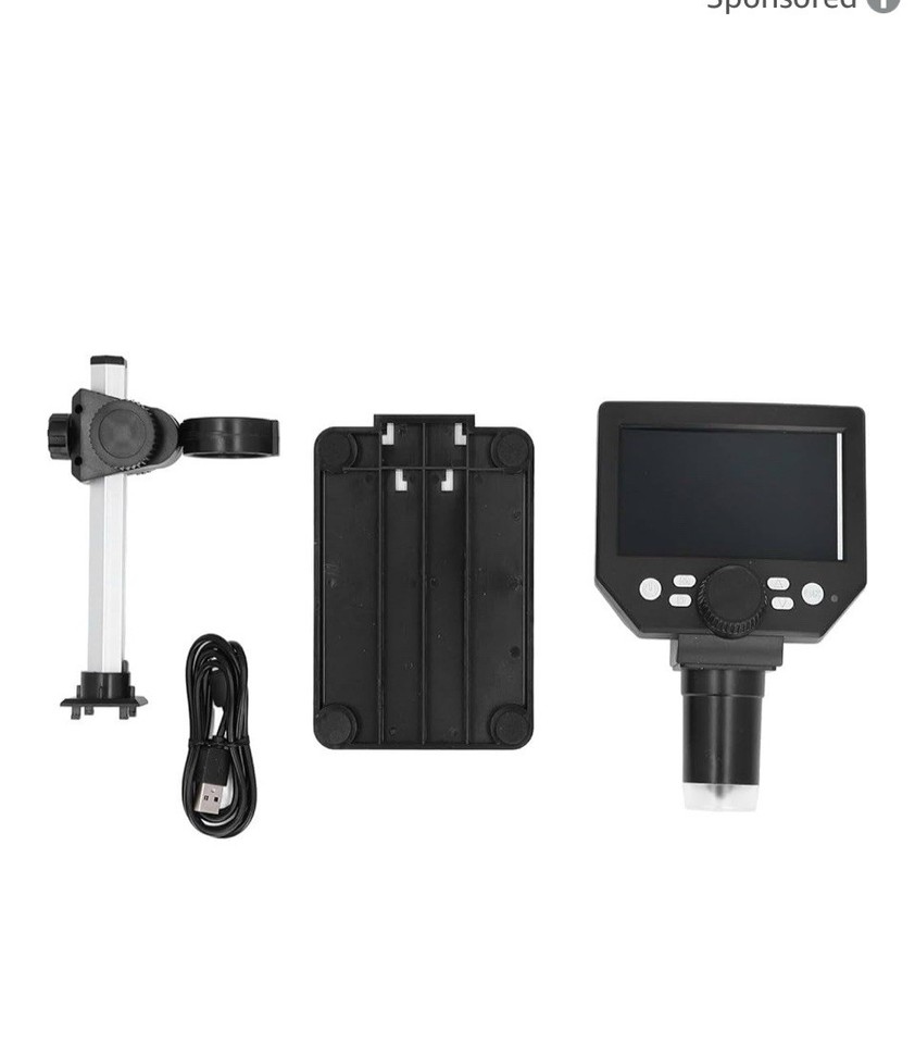 Digital HD High Definition Microscope. 10MP 4.3in HD 1000X ...