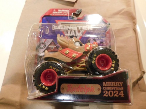 Monster Jam Christmas 2024 Rudolph 1:64 Limited Edition 1 of 3,000 IN ...
