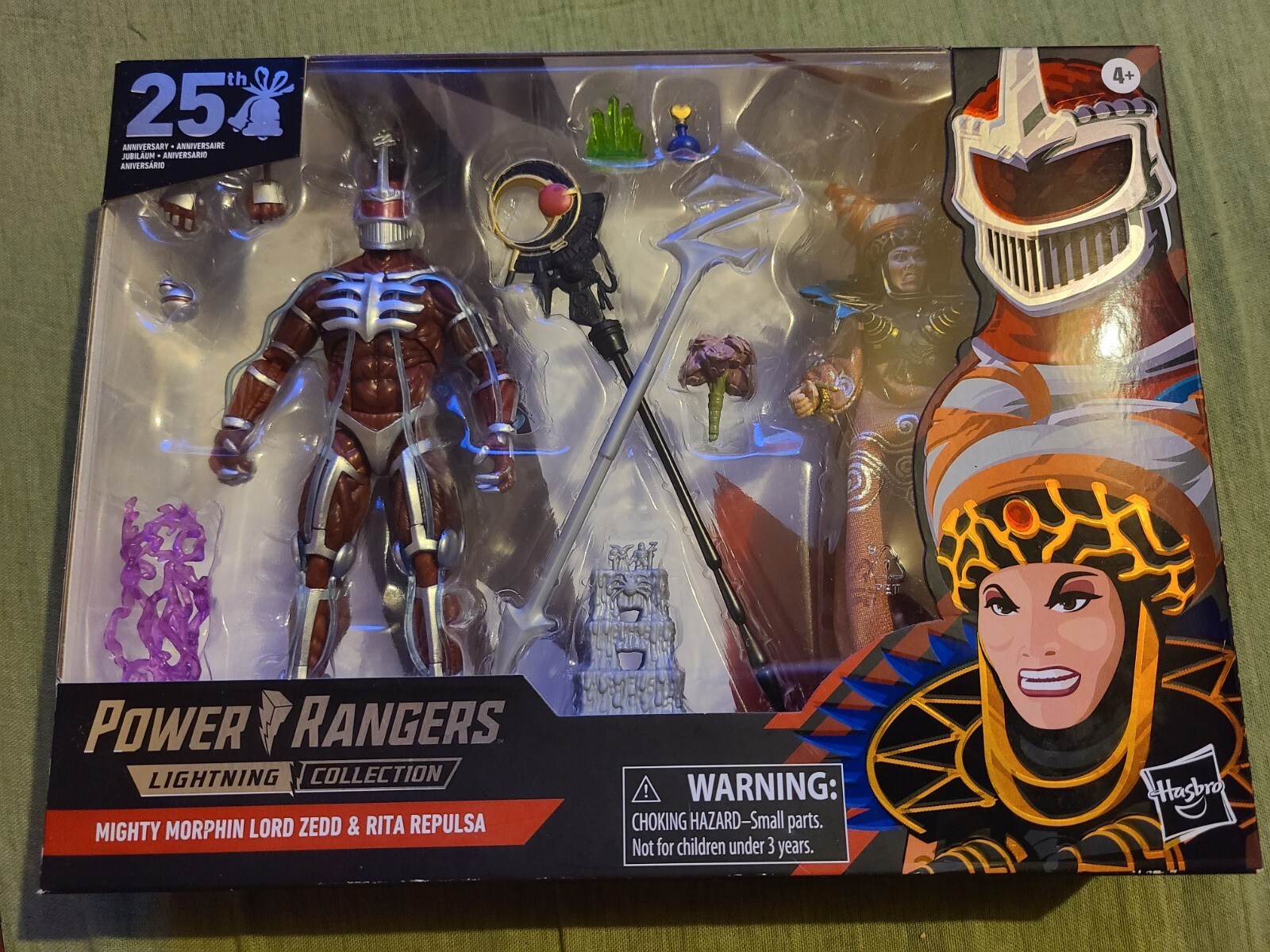 Hasbro Lord Zedd & Rita Repulsa 6in. Double Action Figures - E7781 for ...