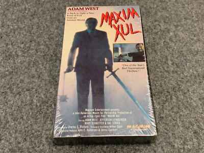 Maxim Xul (VHS, 1991) Adam West RARE SEALED 97587032227| eBay