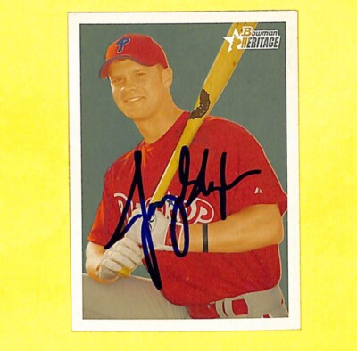 Jeremy Slayden Signed Auto Autograph 2006 Bowman Heritage Card #45 ...