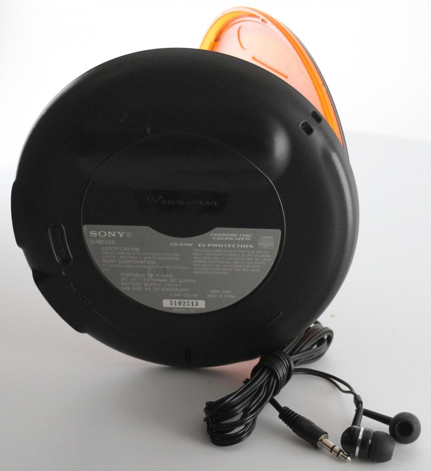 Sony PSYC MP3/ATRAC Walkman - Portable CD Player - Purple (D-NE320/BC1 ...