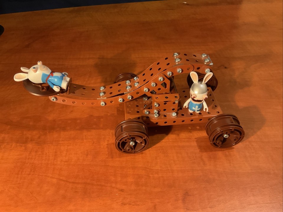 Rayman Raving Rabbids Meccano Infernal Catapult Set with 2 Rabbids ...
