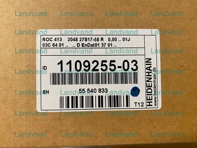 HEIDENHAIN ROC 413 2048 line encoder radial flange ID# 1109255-03 new ...