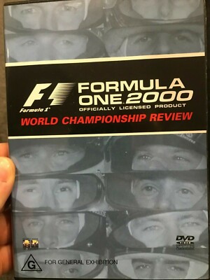 F1 Formula One 2000 World Championship Review region 4 DVD (cars / car ...