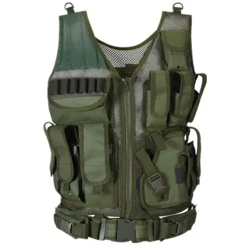New Adjustable Tactical Vest Body Vests Security Outdoor Game Jacket ...