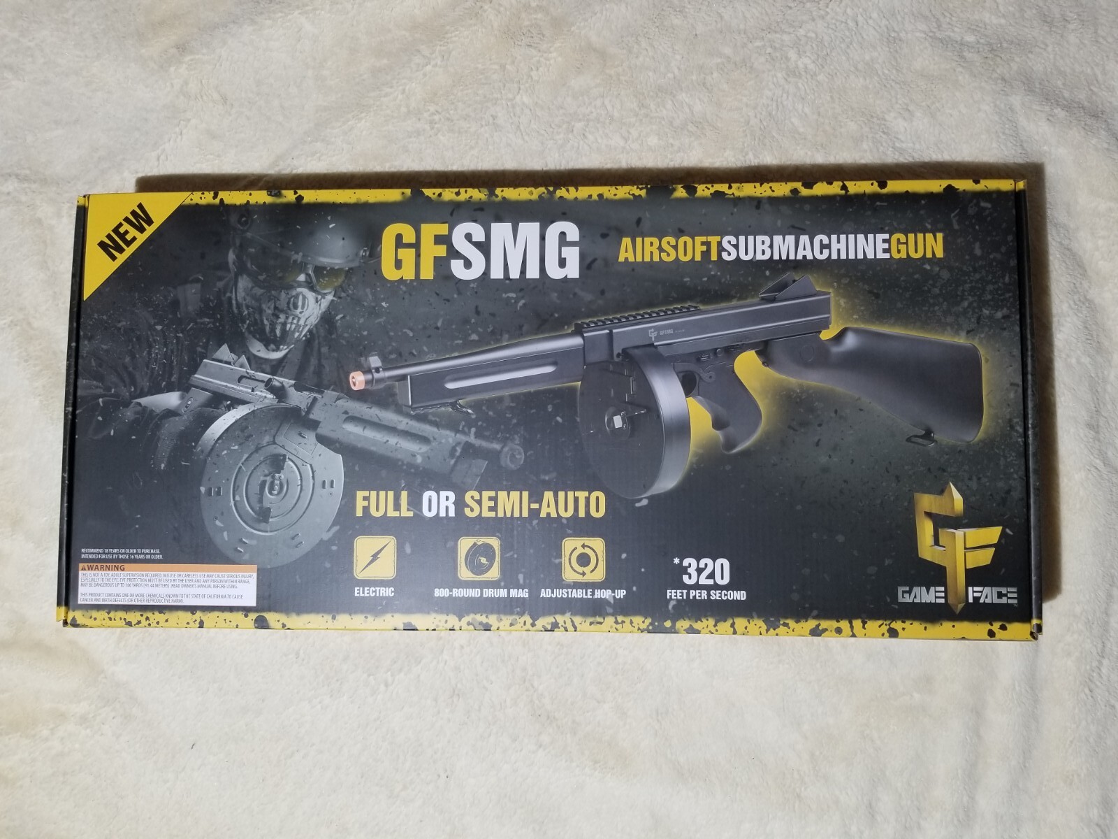 NEW Game Face Airsoft Submachine Gun GFSMG | Grelly USA