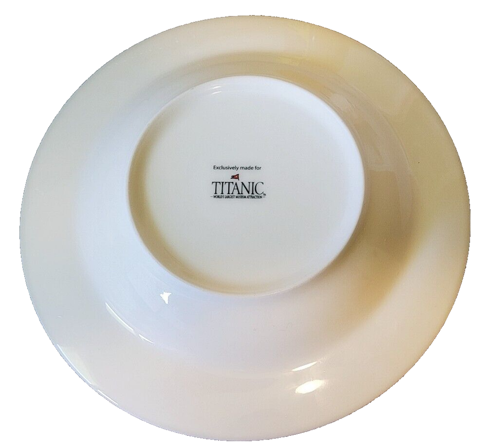Titanic 1st Class VIP Soup Bowl Authentic Replica | eBay