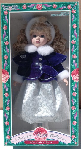 Vintage Victorian Rose/Victorian Garden Collection Porcelain Doll- 3 ...