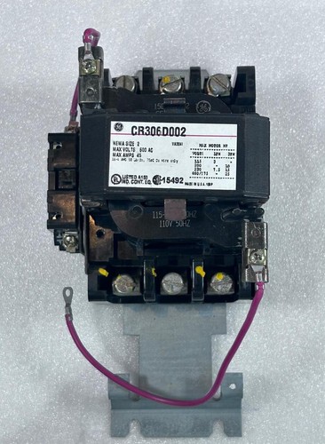 GE CR306D002 Nema Size 2 Coil 120V Starter | eBay