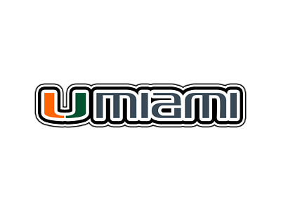 Miami Hurricanes UMiami Logo College Sticker Waterproof Vinyl Decal Die ...
