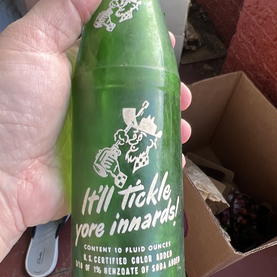 1960S HILLBILLY GREEN GLASS MOUNTAIN DEW 10 oz. bottle | eBay