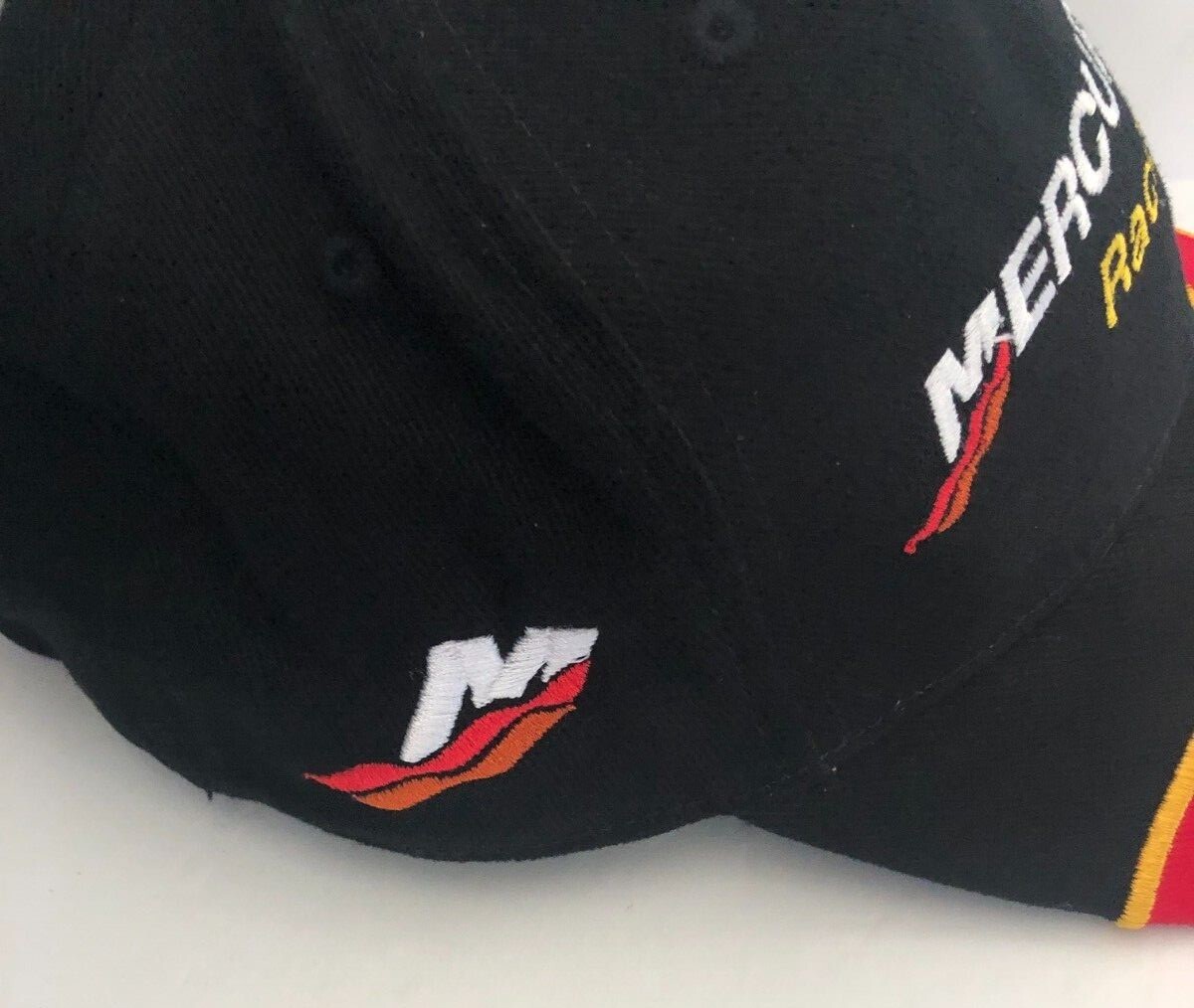 Mercury Racing 850 SCi Baseball Cap Black with Embroidered Flames on ...