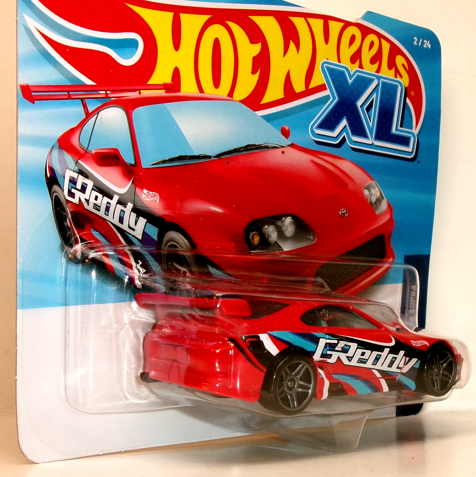 2026 HOT WHEELS XL 1:43 RED 1994 TOYOTA SUPRA MKIV GREEDY | eBay