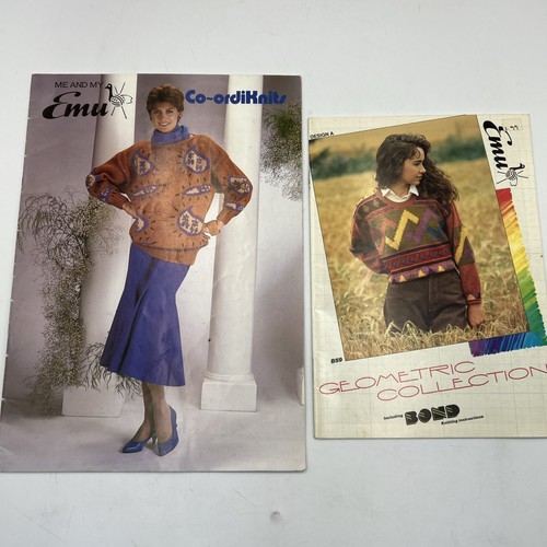 Ladies Emu Knitting Patterns Geometric Collection & Co- ordiknits ...