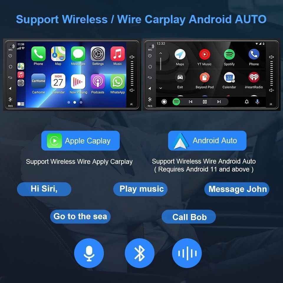 For Toyota Solara 2004-2006 Apple CarPlay Android 13.0 Car Stereo Radio ...