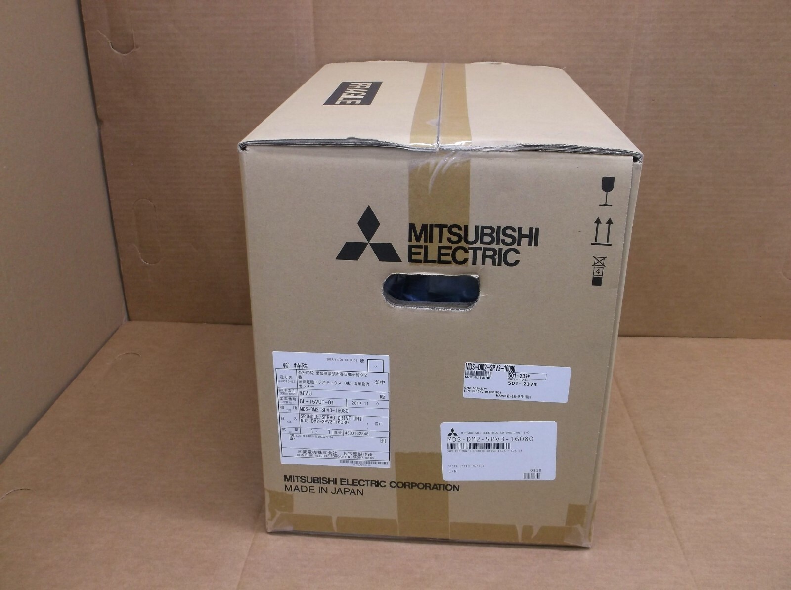 MDS-DM2-SPV3-16080 Mitsubishi CNC NEW Box 3 Axis Servo Spindle ...