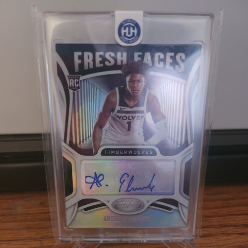 2020-21 Panini Certified ANTHONY EDWARDS RC Rookie Fresh Faces Auto ...