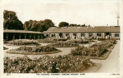 Warner's Corton Holiday Camp Suffolk England The Gardens OLD PHOTO ...