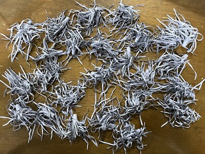 Lot of 25 Vintage Grey Fishing Lure Jig Rubber Skirts | eBay