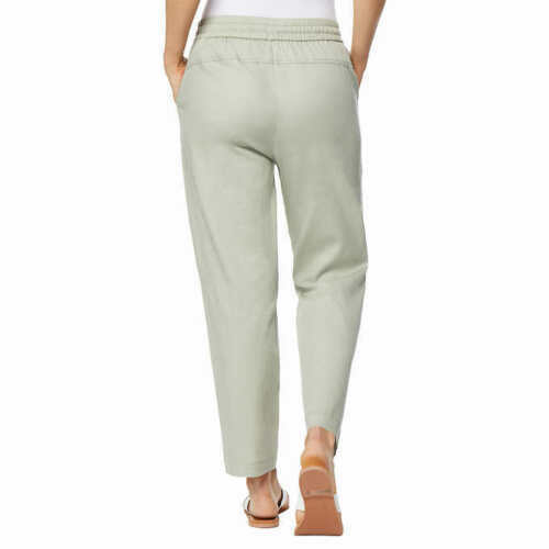 32 Degrees Ladies' Sz Small Comfort Stretch Linen Blend Pant Co DK Gray ...
