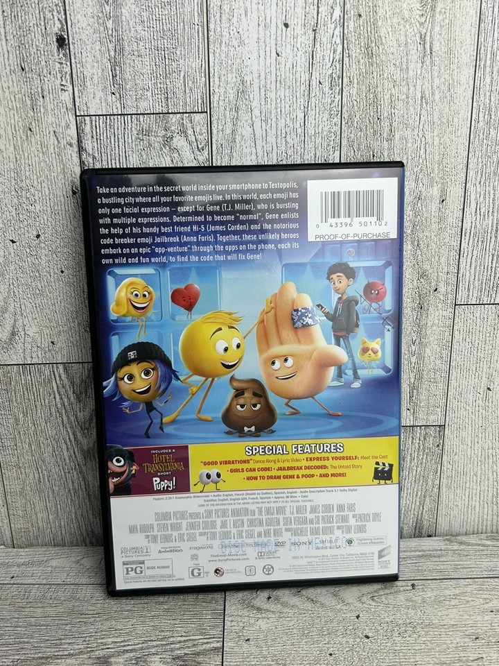 The Emoji Movie (DVD, 2017) 43396501102 | eBay