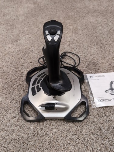 Logitech Extreme 3D Pro Flight Simulator Joystick USB Controller For PC ...