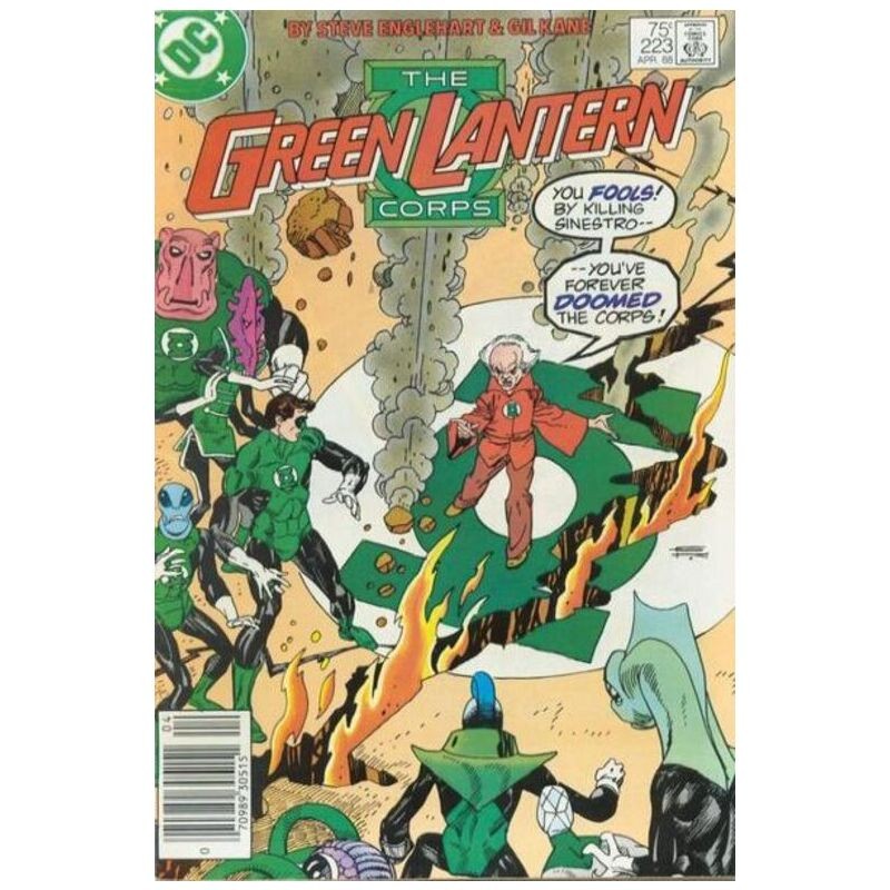 The Green Lantern Corps #223 Newsstand Variant (DC Comics April 1988 ...