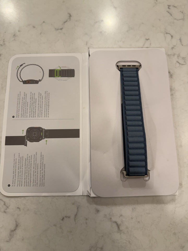 Apple Watch Ultra 3 with Blue Alpine Loop - GPS + Cellular | eBay