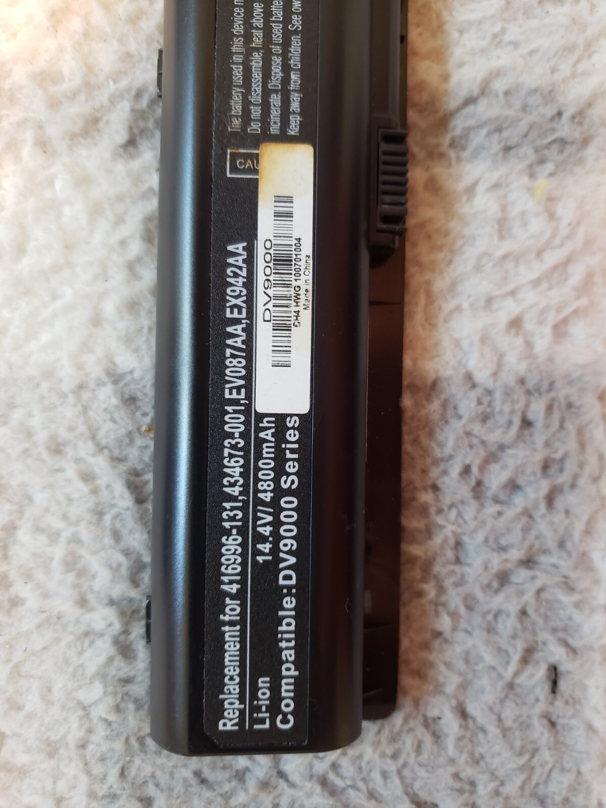 hstnn-LB33 DV9000 ION BATTERY HP | eBay