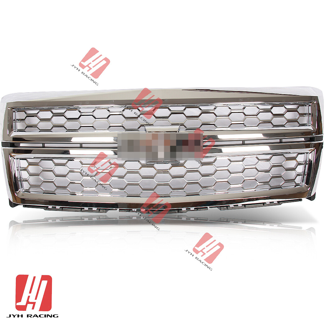 Fit 14-15 Chevrolet Silverado 1500 LT LTZ WT Front Grille Full Chrome ...