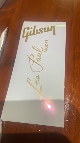 Gibson Les Paul Guitar Vinyl Headstock Decal | eBay Australia