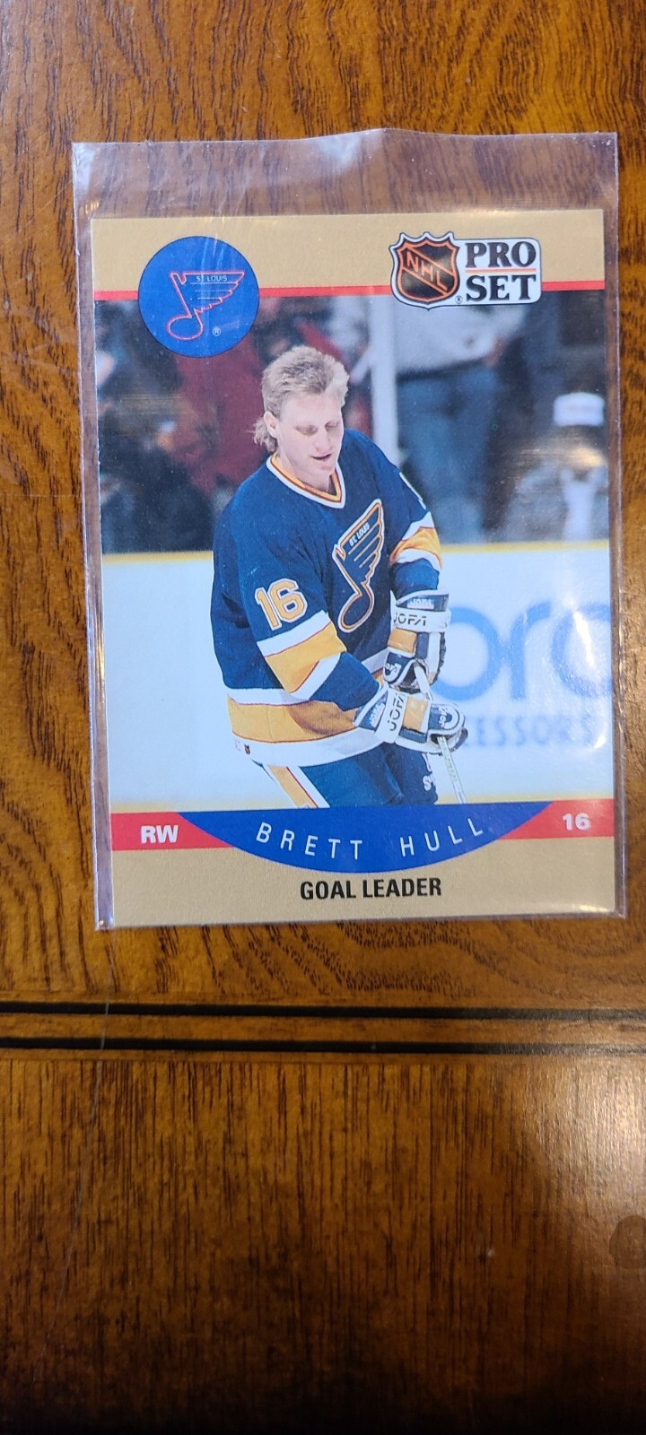 1990-91 PRO SET BRETT HULL ST. LOUIS BLUES #395 | eBay
