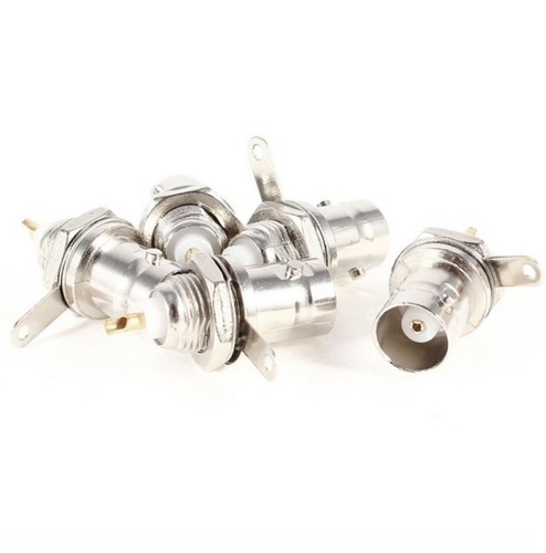 5Pcs NEW BNC Female Chassis Panel Mount Solder Type Jack Connector | eBay