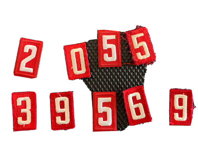 BSA uniform numbers lot | eBay