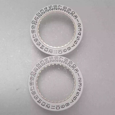 White Date Disk Wheel Date Wheel Date At 3 Fit for ETA F04.111 Watch ...