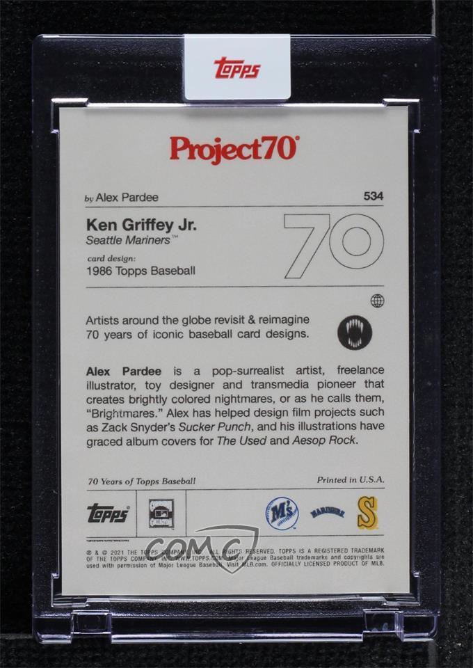 2021 Topps Project 70 /8371 Ken Griffey Jr by Alex Pardee #534 HOF | eBay