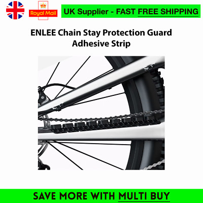 ENLEE 3D MTB Bike Silicone Chain Bicycle Frame Guards Self-Adhesive ...