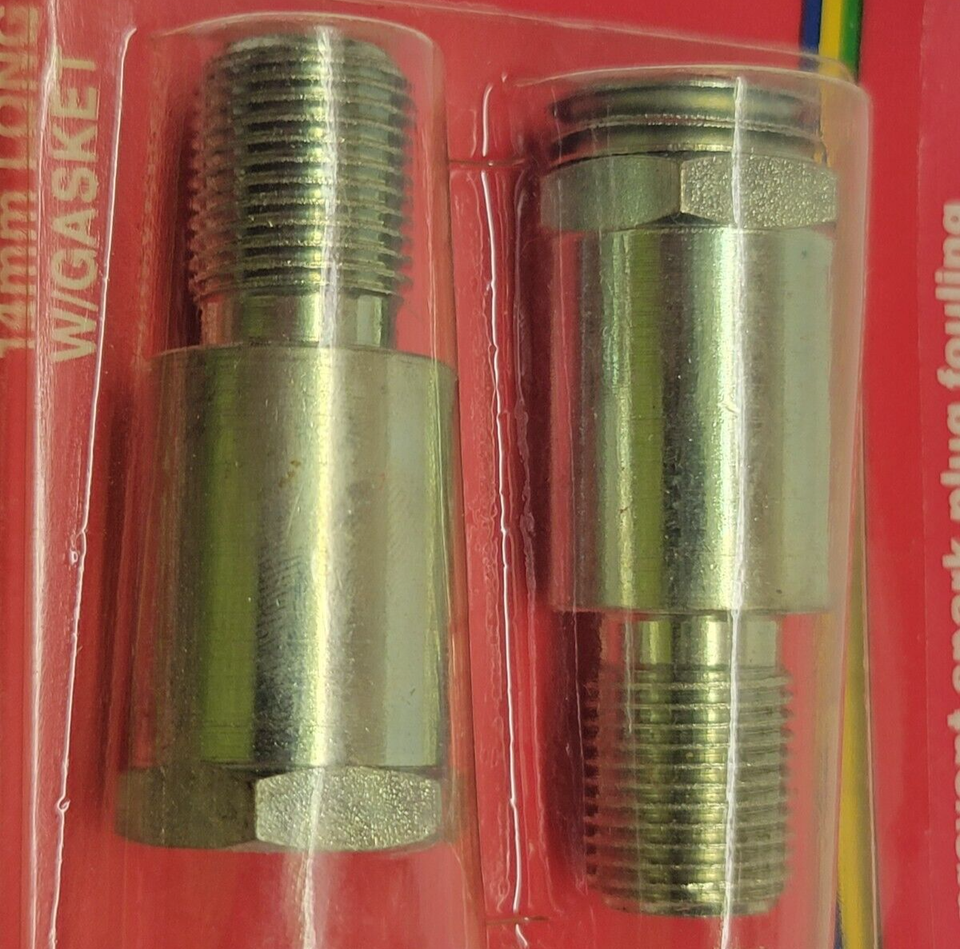 Dorman Help 42004 14mm Long Body Flat Seat Spark Plug Adapter(s) Set of ...