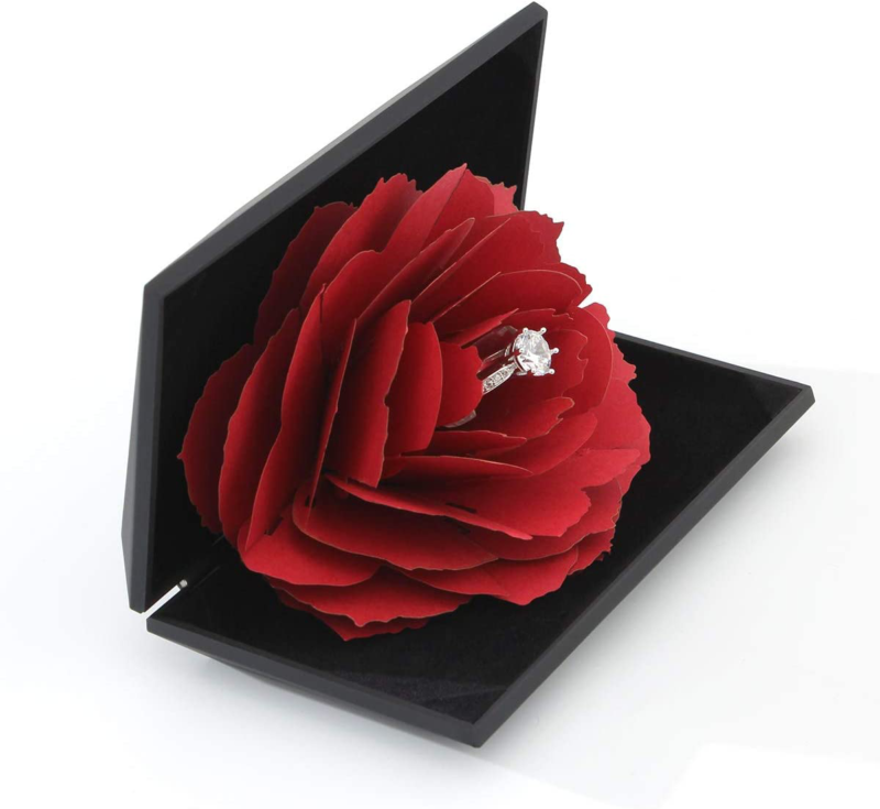 Wislist Creative Ring Box Small Ring case for Proposal Engagement ...