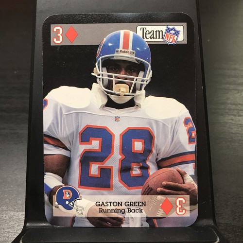 1992 Sport Decks Team NFL Star Cards Playing Cards - Gaston Green #3D ...